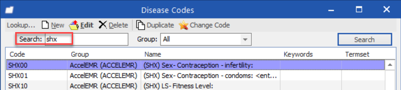 Process for Exporting SHx Codes – IMITS