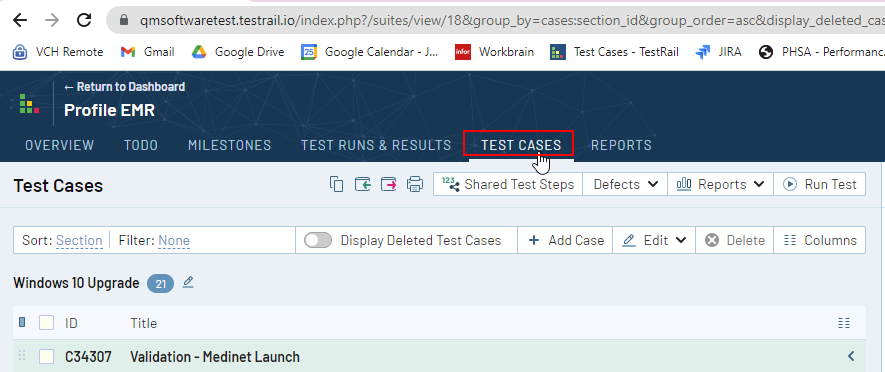 Import Test Case(s) into TestRail using CVS template and cfg file – IMITS