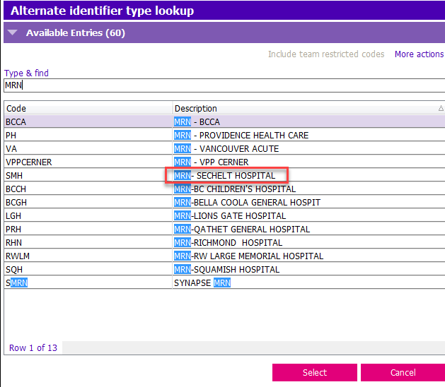 Ability for POS to Store MRN – IMITS
