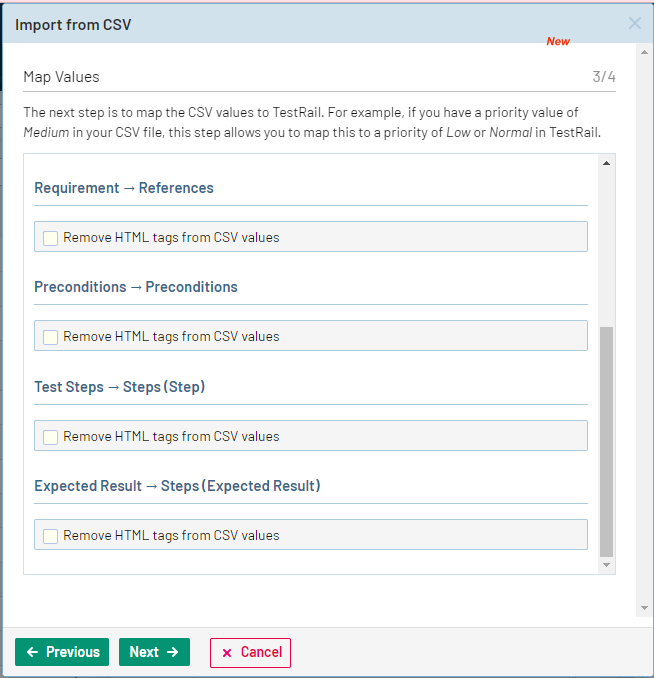 Import Test Case(s) into TestRail using CVS template and cfg file – IMITS
