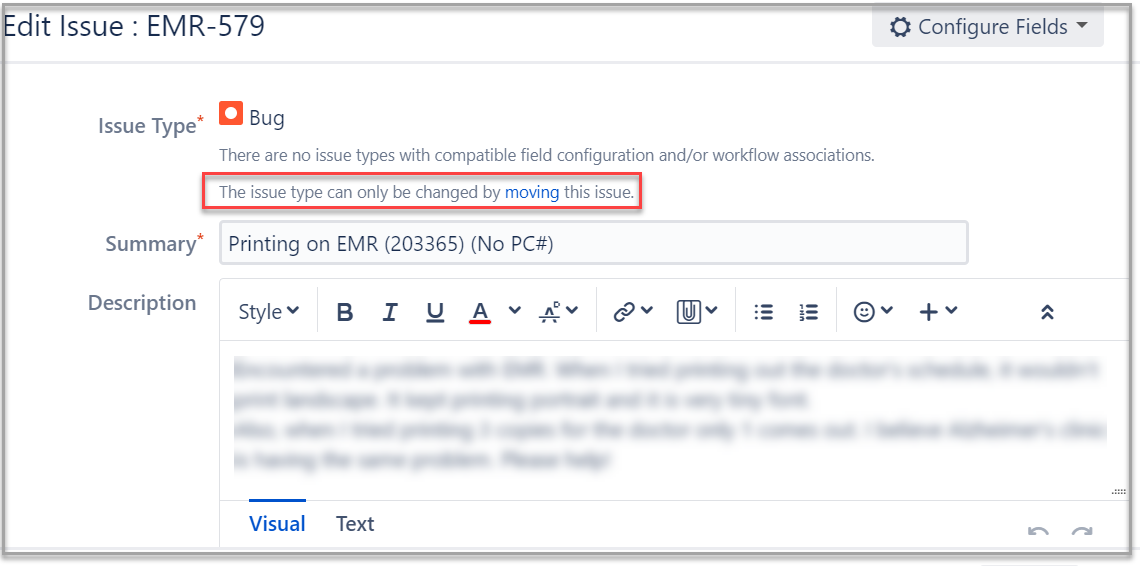 How to Convert a Bug to a Task – IMITS