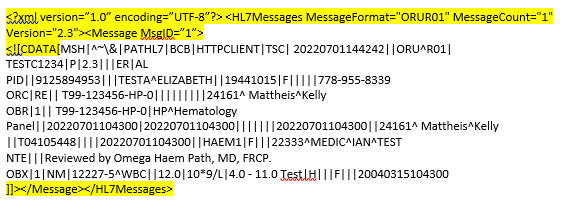 Hl7 And Xml Writing Imits
